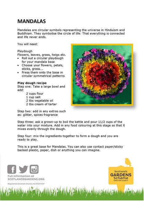 Making a Mandala Children's Activity